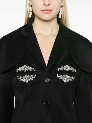 Simone Rocha Crystal-embellished Jacket