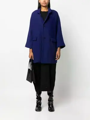 DANIELA GREGIS Bell-sleeved Wool Coat