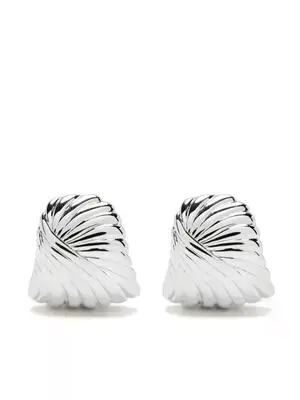 MISSOMA Ripple Stud Earrings - Silver