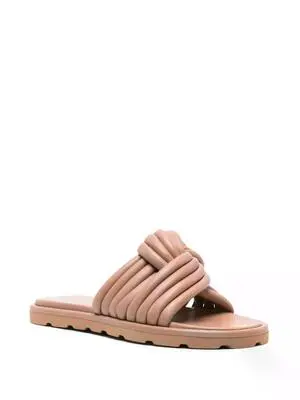 GIANVITO ROSSI Ottavia Leather Slides