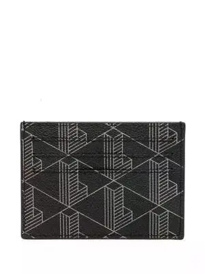 Lacoste Monogram Noir Gris Cardholder