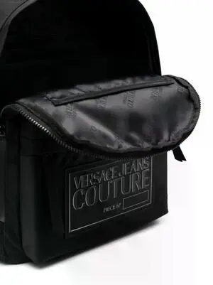Versace Logo-patch Backpack