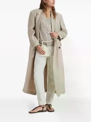 Brunello Cucinelli Mid-rise Tapered-leg Jeans