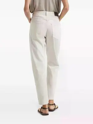 Brunello Cucinelli Mid-rise Tapered-leg Jeans