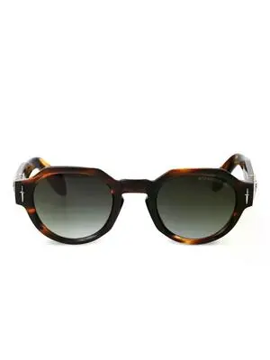 CUTLER & GROSS The Great Frog Round-frame Sunglasses - Brown