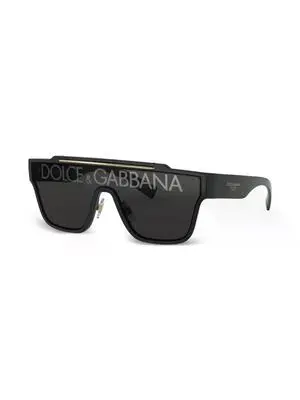Dolce & Gabbana Logo-print Square-frame Sunglasses