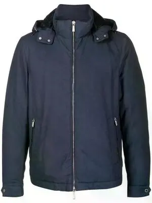 MOORER Albini-pum Padded Hooded Jacket - Blue