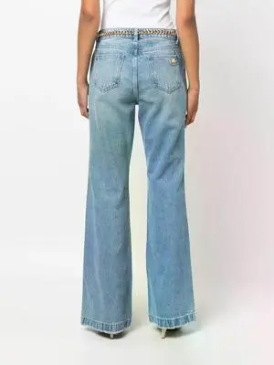 Michael Kors Belted Bootcut Jeans