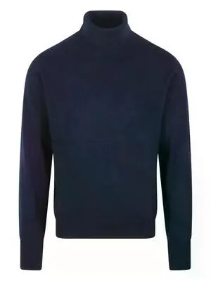 DRUMOHR Cashmere Roll Neck Sweater - Blue