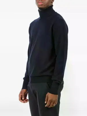DRUMOHR Cashmere Roll Neck Sweater - Blue