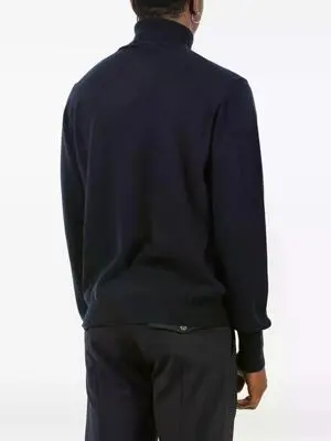 DRUMOHR Cashmere Roll Neck Sweater - Blue