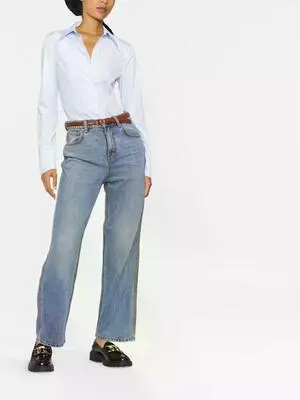 Tory Burch Straight-leg Denim Jeans