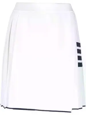 Thom Browne 4-bar Pleated Mini Skirt