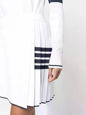 Thom Browne 4-bar Pleated Mini Skirt