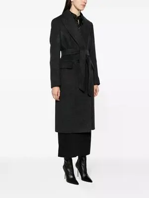 Max Mara Double-breasted Cashmere Coat - Grey