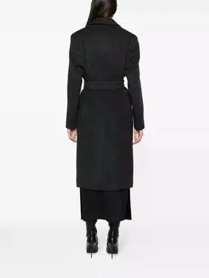 Max Mara Double-breasted Cashmere Coat - Grey