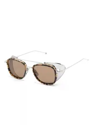 Thom Browne Side-shield Sunglasses - Silver
