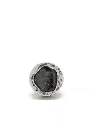 PARTS OF FOUR Diamond Stud Single Earring - Silver