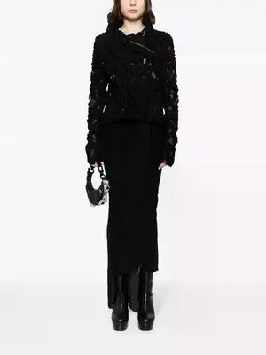 Rick Owens Textured Biker Jacket