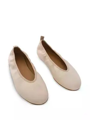 Off-White High Heels Ballerina Shoes - Neutrals
