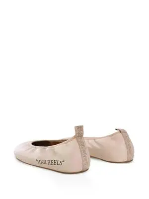 Off-White High Heels Ballerina Shoes - Neutrals