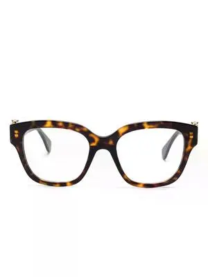 Cartier Square Frame Glasses - Brown