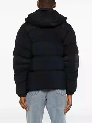 TEN C Vail Combo Hooded Down Jacket - Black