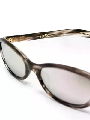FLATLIST Priest Oval-frame Sunglasses