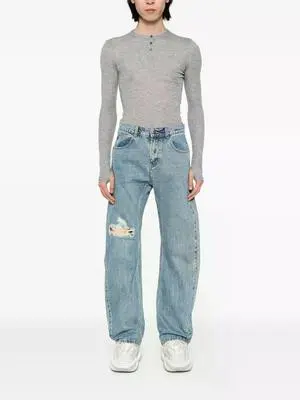 GROUND ZERO Graphic Print Jeans