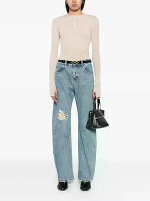 GROUND ZERO Graphic Print Jeans