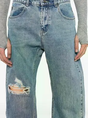 GROUND ZERO Graphic Print Jeans