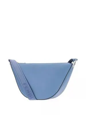 Fendi Curved Leather Shoulder Bag