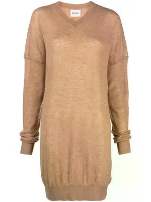 Khaite Fine-knit V-neck Jumper