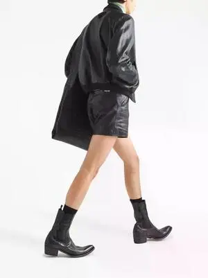 Prada Leather Bomber Jacket