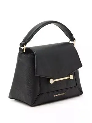 Strathberry Mosaic Leather Tote Bag - Black