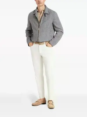 Brunello Cucinelli Mid-rise Straight-leg Trousers - Neutrals