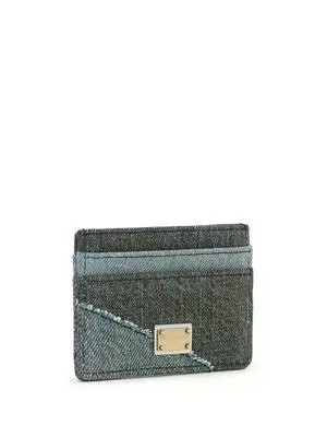Dolce & Gabbana Logo-plaque Patchwork Card Holder
