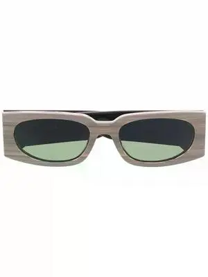 Gcds Rectangular-frame Sunglasses - Brown