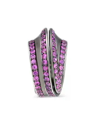 LILY GABRIELLA 18kt Black Sapphire Ring