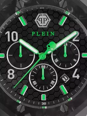 Philipp Plein Chrono Royal 46mm Watch - Black