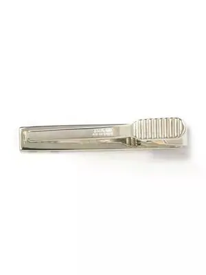Thom Browne Rwb-stripe Sterling Tie Bar - Silver