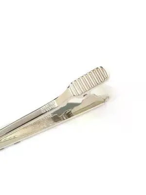 Thom Browne Rwb-stripe Sterling Tie Bar - Silver