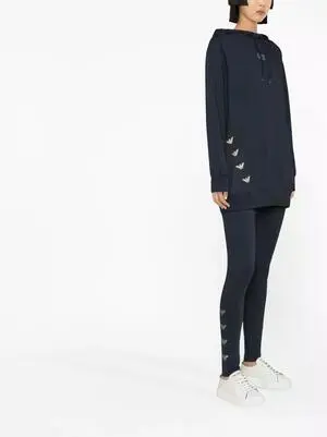 EA7 Logo-print Drawstring Hoodie