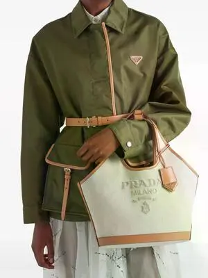 Prada Logo-print Tote Bag