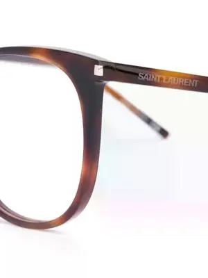 Saint Laurent Square-frame Glasses - Brown