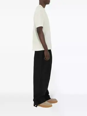 Burberry Embroidered-logo Cotton T-shirt