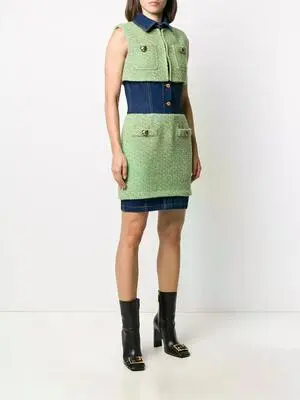 Moschino Panelled Fitted Dress