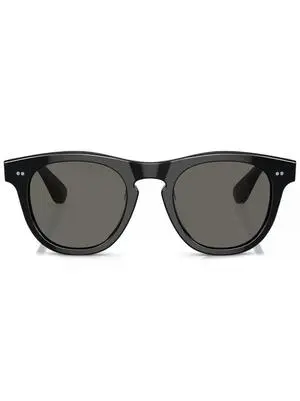 Oliver Spencer Rorke Square Sunglasses - Black
