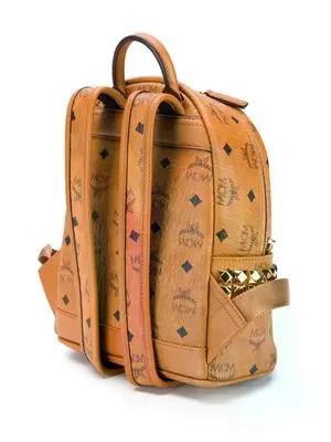 Mcm Visetos-print Leather Backpack