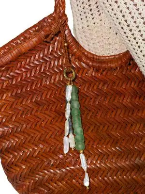 JENNIFER BEHR Aegean Bead-embellished Bag Charm